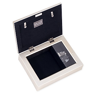 Cottage Garden Wings of Gold Loved One Watching Silvertone Gold Ornate Inlay Music Box Plays Wind Beneath My Wings