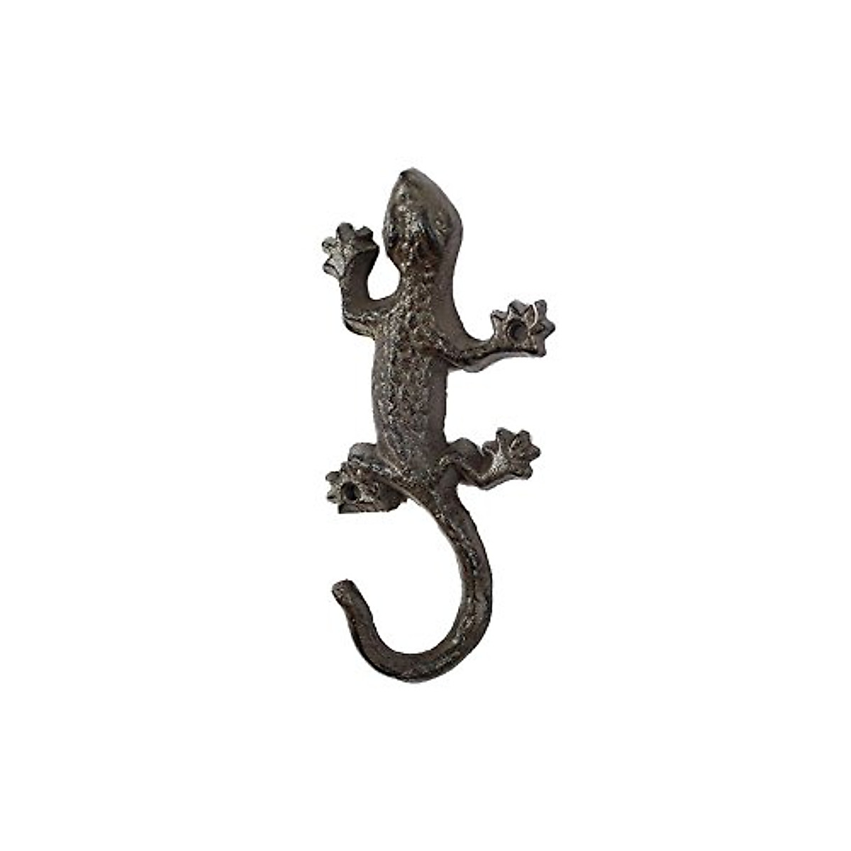 Cast Iron Lizard Hook 6" - Wall Decor Hook - Iron Home Decoration