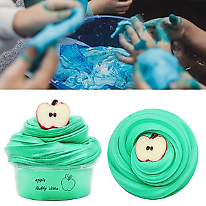 Butter Slime Kit, 1 Pack 60ml Slime Sludge Toy with Charm Fruits Scented Stress Relief Sensory Toy K Slime