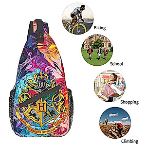 JGAPWZB Crossbody Sling Backpack Unisex Chest Bags Travel Hiking Daypack Shoulder Bag Casual Sport Climbing Runners for Women Men Movie (20)