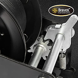 Megaflint Boat Winch Heavy Duty Steel 2000lbs Trailer Winch, Hand Winch with Hook, Two Way Ratchet Crank Winch for SUV, ATV, Gear Cable Winch…