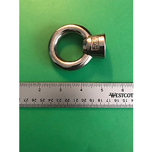 US STAINLESS Stainless Steel 316 Lifting Eye Nut 5/8" UNC Marine Grade Pitch of 11