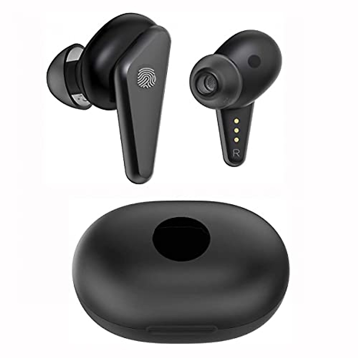 TWS Earphones Wireless Earbuds Headphones for REVVL V Plus 5G Phone, True Stereo Headset Hands-Free Mic Charging Case Compatible with T-Mobile REVVL V+ 5G Model
