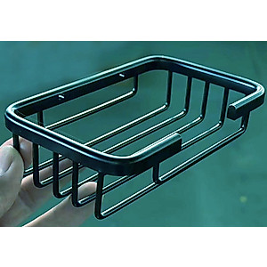 Washroom Rack 2-Pack Rustproof Shower Caddy Set with Soap Holder - Wall-Mounted No drill Large Capacity Durable Matte Black Shower Organization Basket with Hooks and meets Modern Convenience.