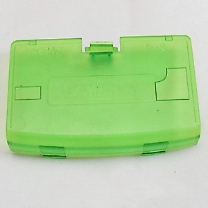 Battery Cover Shell Replacement for GBA Controller Back Door Lid(GBA Back Door Lid(Clear Green))