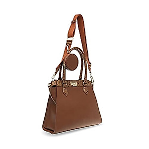 Steve Madden Hensley Lady Bag Satchel, Brown