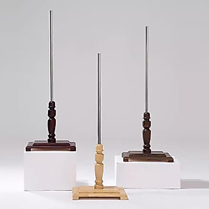 Dress Form Mannequin, Display Female Mannequin with Wooden Stand and Head, 55"~77" Height Adjustable Women Mannequin for Boutique Clothing Jewelry Store