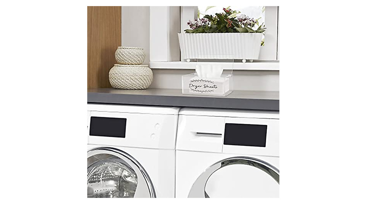 Acrylic Dryer Sheet Container - Stylish & Organized Storage