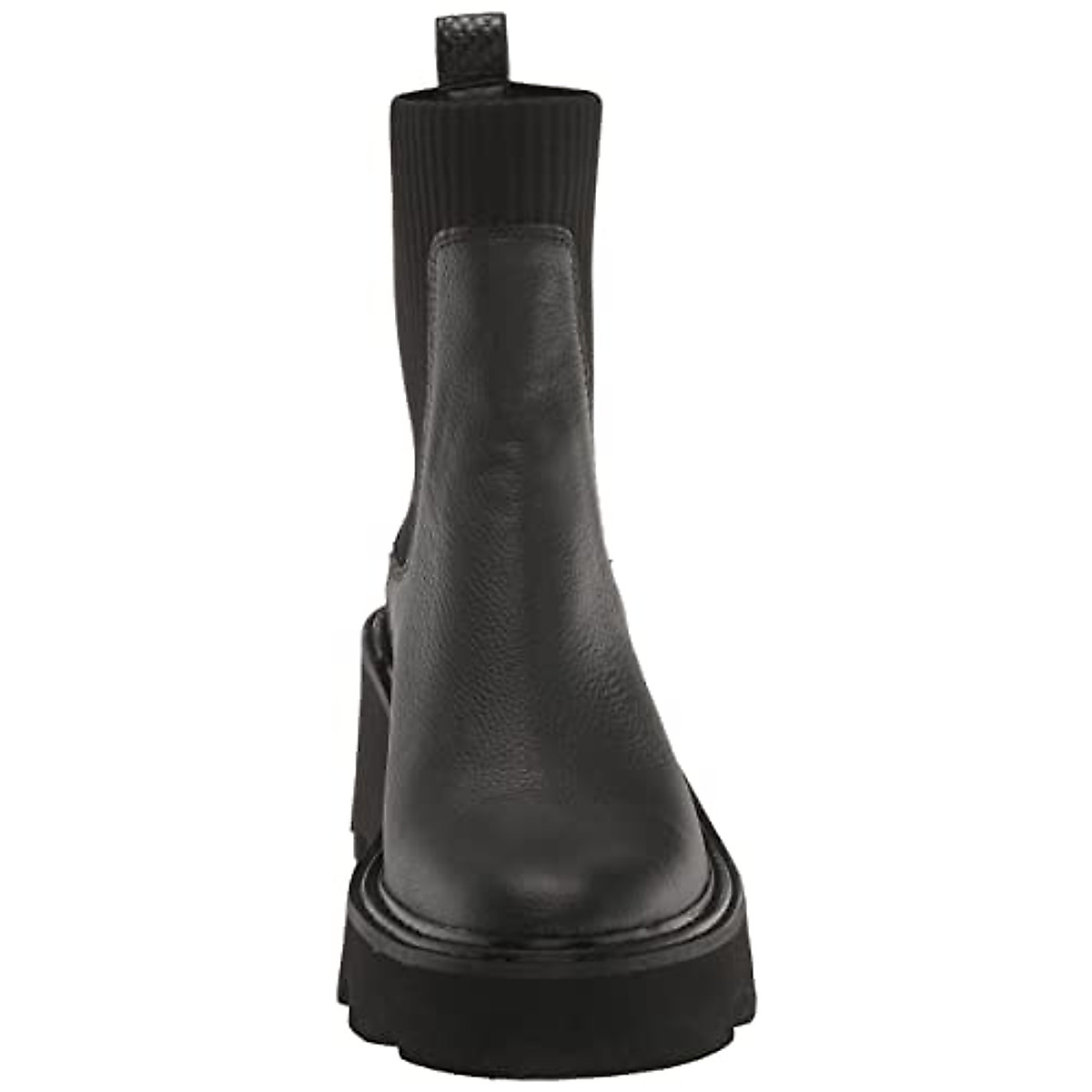 Dolce Vita Women's Hoven Fashion Boot, Black Leather H2O, 8.5