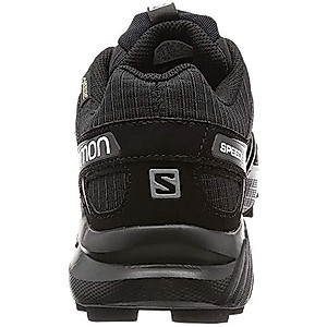 Salomon Men's Speedcross 4 Trail Running, Black/Black/Black Metallic, 12