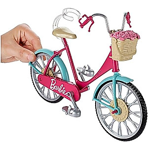 Barbie Bicycle with Basket of Flowers