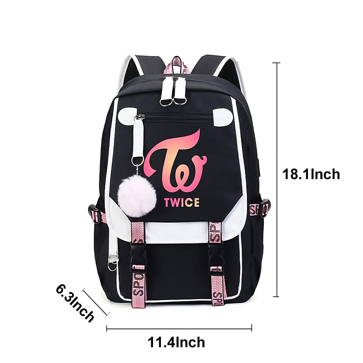 Kpop Twice School Backpack Merchandise, Twice Book Bag Casual Backpack