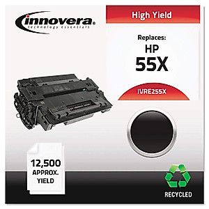Innovera IVRE255X Remanufactured Ce255x (55x) High-Yield Toner, Black