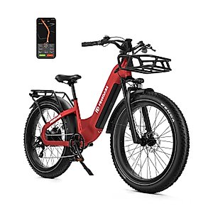 FD FREEDARE Eden Electric Bike Adults GPS Smart App Control 750W Motor 48V 20Ah Battery Fat Tire Ebike,Torque Sensor Electric Bicycle,90Miles Range,28MPH Max Speed UL Certificate