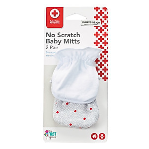 The First Years American Red Cross No Scratch Mitts