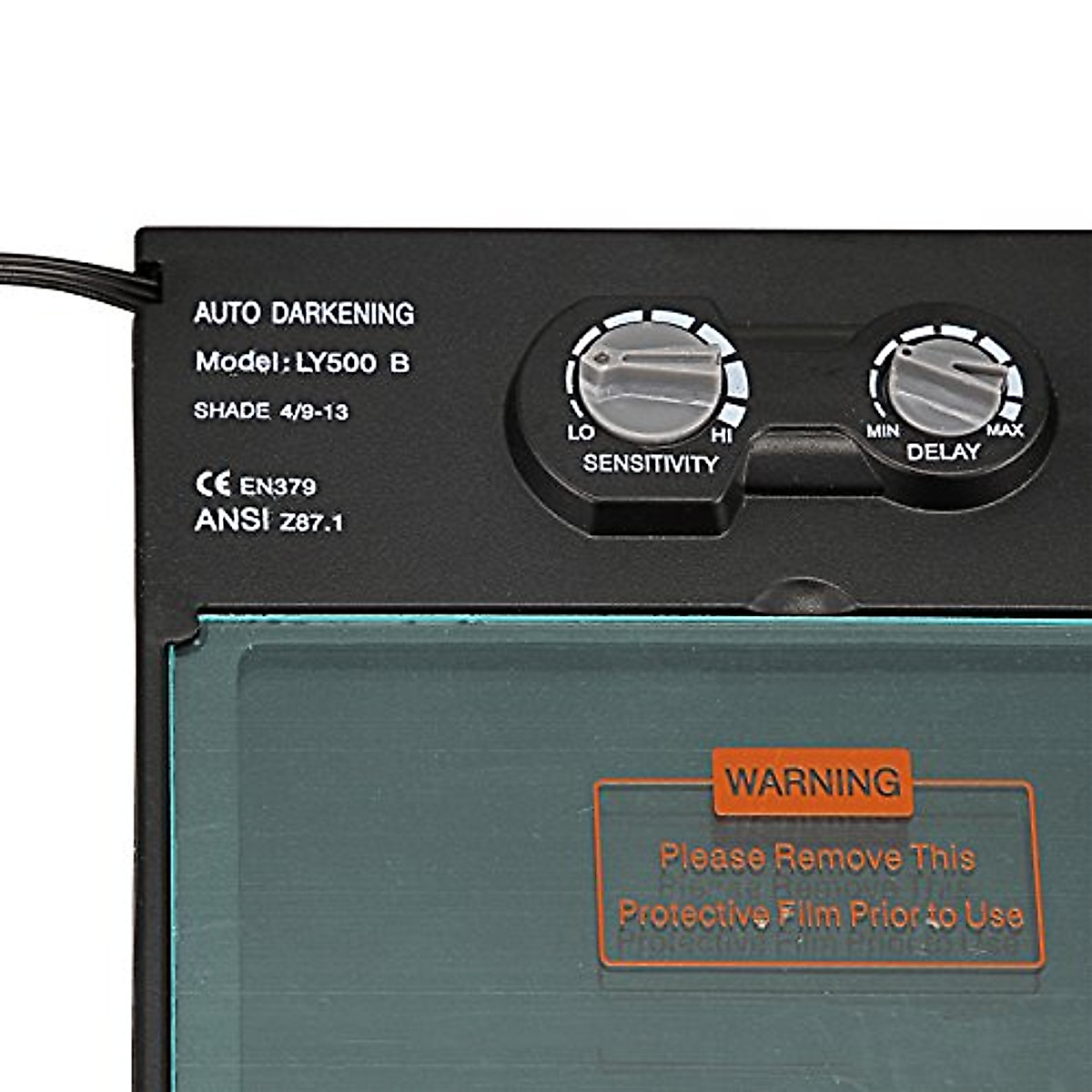 Welding Lens, Solar Powered Auto Darkening Welding Lens Panel, Welding Helmet/Mask Lens Automation Filter Shade Eyes Goggles, Welding Helmet Lens