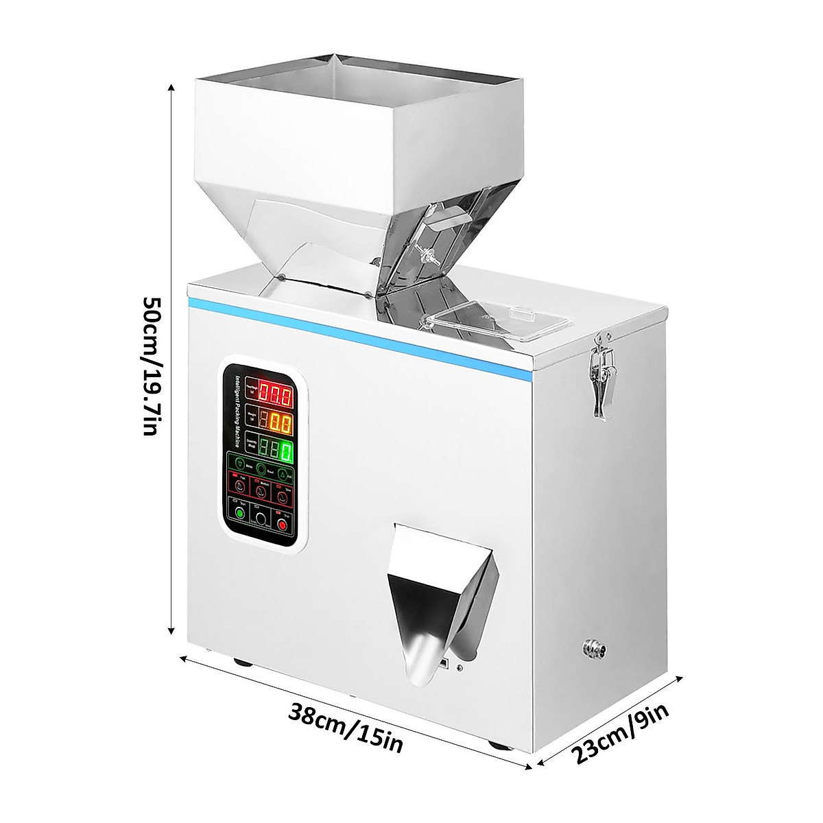 Particle&Powder Filling Machine, Multifunction Automatic Filling and Packing Machine, Particle Subpackage Machine For Beans Nail Beads Candy Particulate Matters Weighting and Filling