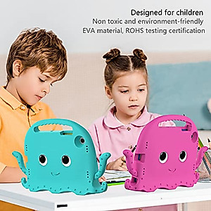 Case Cover Kids Case Compatible with Samsung Galaxy TAB A8 10.5" X200 / X205(2021) with Handle Bumper |Protective Kid-Proof Stand Tablet Cover Eva Shockproof Lightweight Dropproof Tablet Cover (Color