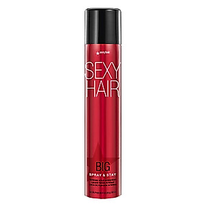 SexyHair Big Spray & Stay Intense Hold Hairspray, 9 Oz | Extreme Hold and Shine | Up to 72 Hour Humidity Resistance | All Hair Types