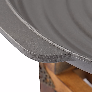 BBQ Round Roasting Tray, luminum Ceramic Plate Non Stick Grill Plate Barbecue Skewers Chafing Dish Party Buffet Pan Cookware for Barbecues, Camping, Durable and Reusable (2L)