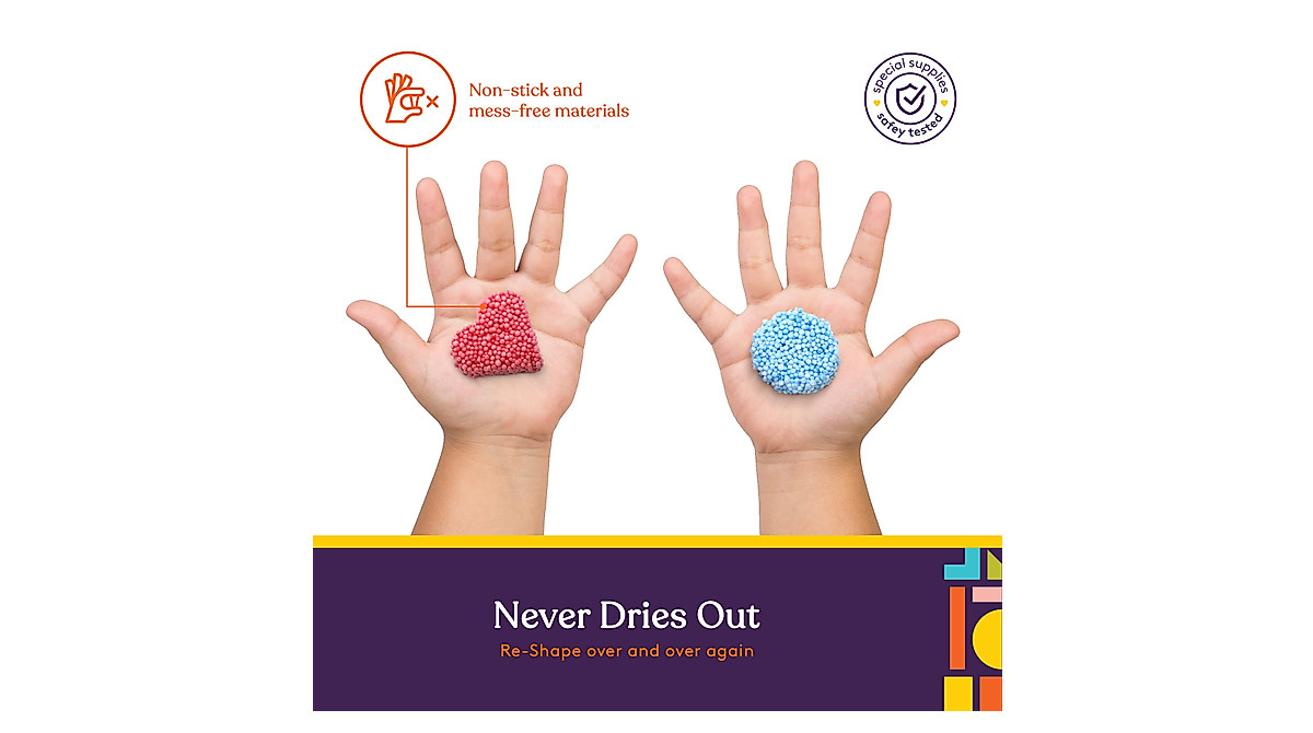Fun Foam Beads Play Kit for Kids - Creative Learning