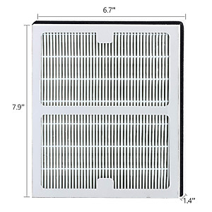 FilledwithLove Compatible 1 Pack Idylis AC-2125, AC-2126, IAP-10-125, IAPC-40-140, IAP-10-150, IAP-10-050 HEPA & Carbon Filter Set