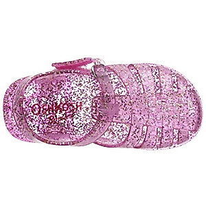 OshKosh B'Gosh Girl's Marie Jelly Sandal, Pink, 10 M US Toddler