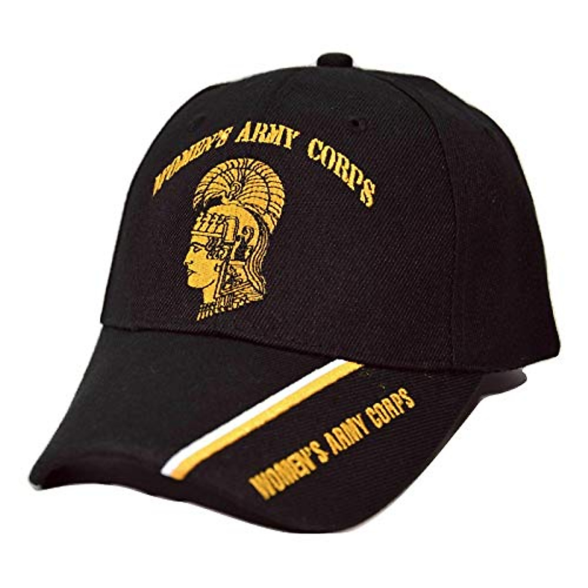 Trade Winds Women's Army Corps U.S. Army Black WAC Embroidered Cap Hat CAP564 (TOPW)