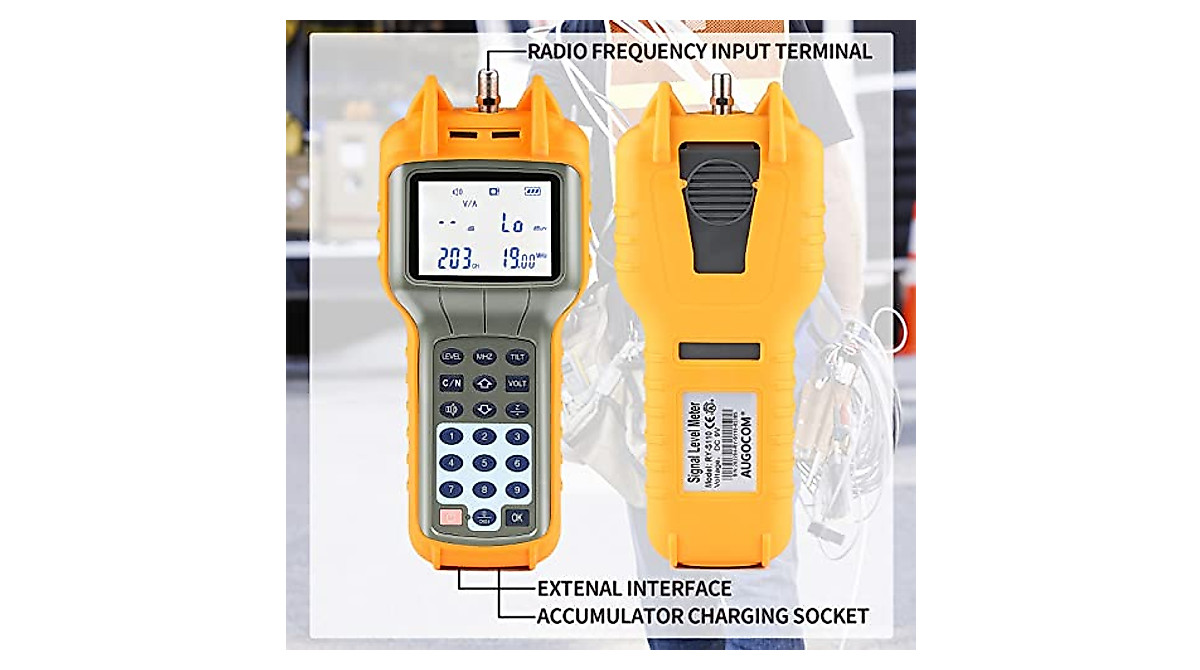 AUGOCOM CATV Cable Tester - Signal Level Meter