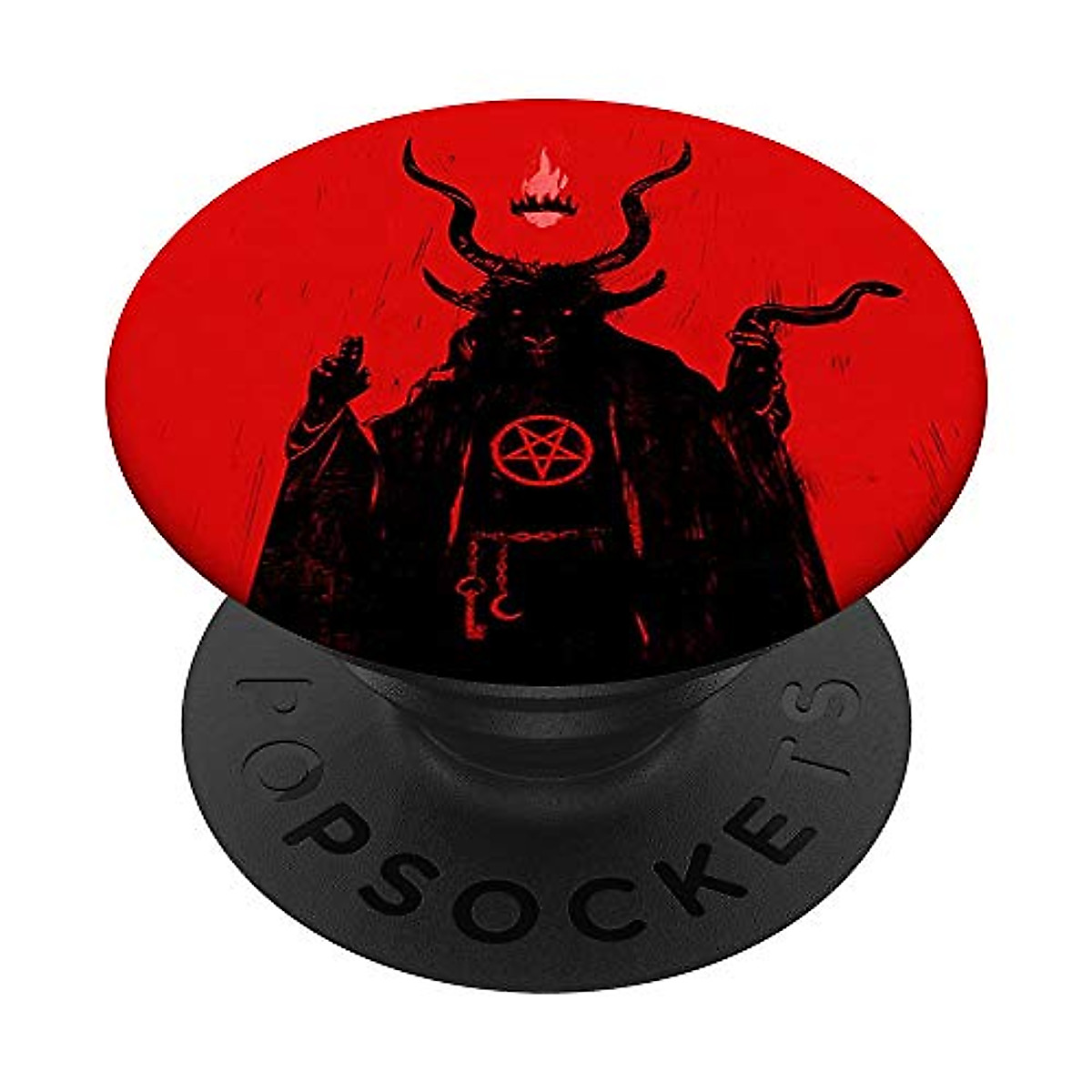 Goat AntiChrist Satanism Devil Seal Goth Emo Gift Mystic PopSockets PopGrip: Swappable Grip for Phones & Tablets