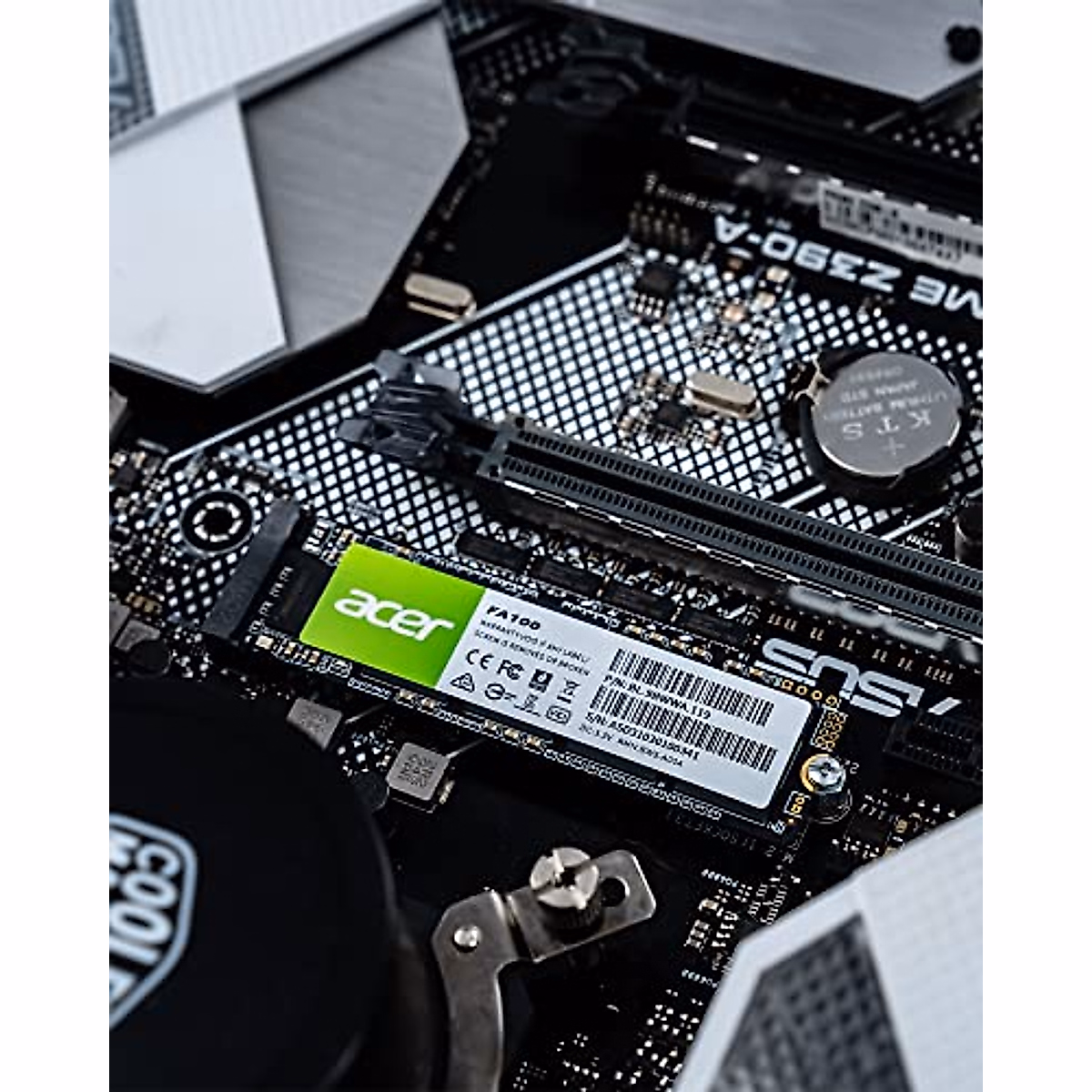 acer FA100 512GB SSD - M.2 2280 PCIe Gen3 x 4 NVMe Interface, 8 Gb/s, 3D NAND Internal Solid State Hard Drive Up to 3200 MB/s - BL.9BWWA.119