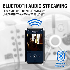 BOSS Audio Systems MGR150B Marine Gauge Bluetooth Receiver, Weatherproof, USB Port, No CD Player