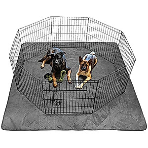 Dog Pee Pad Washable-Extra Large 72x72/65x48 Instant Absorb Training Pads Non-Slip Pet Playpen Mat Waterproof Reusable Floor Mat for Puppy/Senior Dog Whelping Incontinence Housebreaking