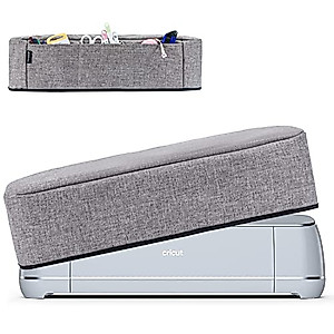 TRO&HOM Cover for Cricut Maker 3,Cricut Maker Dust Cover with Back Pockets for Tool Set Cricut Accessories, Pens,Compatible for Cicut Maker, Cicut Maker 3, Cicut Explorer 3 Dust Cover