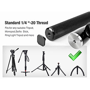 Elitehood 360 Rotatable iPad Holder, Universal Tablet Tripod Mount for 9.5-14.5' Tablets, iPad Pro, Air, & More, Compatible with 1/4'-20 Thread Tripods, Monopods, & Selfie Sticks