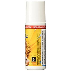 Sanar Naturals Arnica Roll On, 3 oz - Max Strength Relief - Fast Acting - Clear Gel Ointment for Back, Joints, Neck, Legs (Pack of 3)