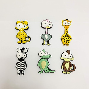 VLOOK Refrigerator Magnets Toddlers Farm Animal Fridge Magnets for Kid Girls Boys Whiteboard Educational Magnetic Toys for Preschool Learning