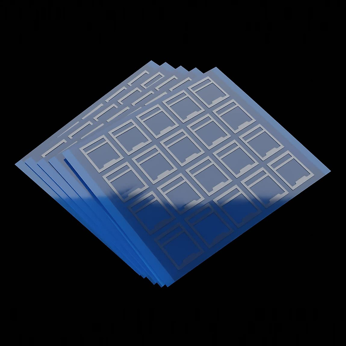 ZugGear DUROCK Switch Film for Cherry MX Compatible Mechanical Keyboard Switches, 0.15mm HTV+PC Soft Double Layer Keyboard Switch Film (120pcs)