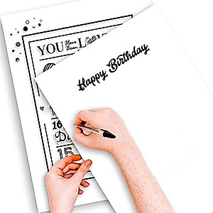 WowBefun 30th Birthday Card, Happy 30th Birthday Decorations Gifts for Men Women Her Him, Unique Birthday Decorations for Thirty 30 Year Old Greeting Card for Mom Dad Wife Husband Son Daughter Sister Brother Friend