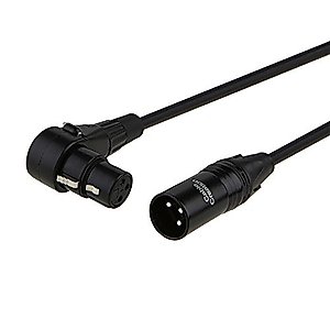 CableCreation 3.5mm (1/8 Inch) Stereo Male to XLR Female Cable, 6 Feet/Black