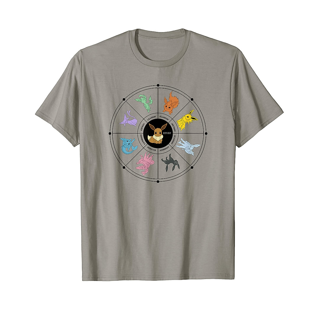 Pokémon Eevee Evolution Wheel T-Shirt