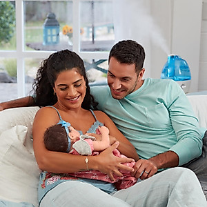 AquaOasis™ Cool Mist Humidifier {2.2L Water Tank} Quiet Ultrasonic Humidifiers for Bedroom & Large room - Adjustable -360 Rotation Nozzle, Auto-Shut Off, Humidifiers for Babies Nursery & Whole House