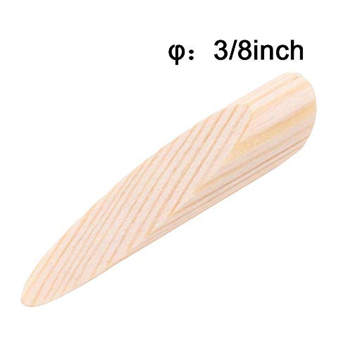 AUTOTOOLHOME 100 Pack Solid Wood Pocket Hole Plugs Pine for Pocket Hole Jig Woodworking Tool with a Storage Case(100)