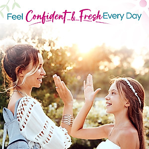 Good for You Girls Aluminum-Free, Natural Deodorant for Kids, Preteens, Teens, Safe & Effective Odor Protection, Clear Roll-On, Vegan, Natural Fragrance | Soft Powder, 3 oz (Pack of 1)