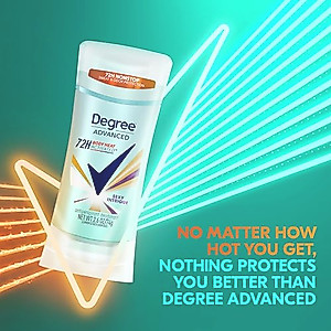 Degree Antiperspirant Deodorant Sexy Intrigue 72-Hour Sweat & Odor Protection Antiperspirant Deodorant For Women with Body Heat Activated Technology 2.6 oz