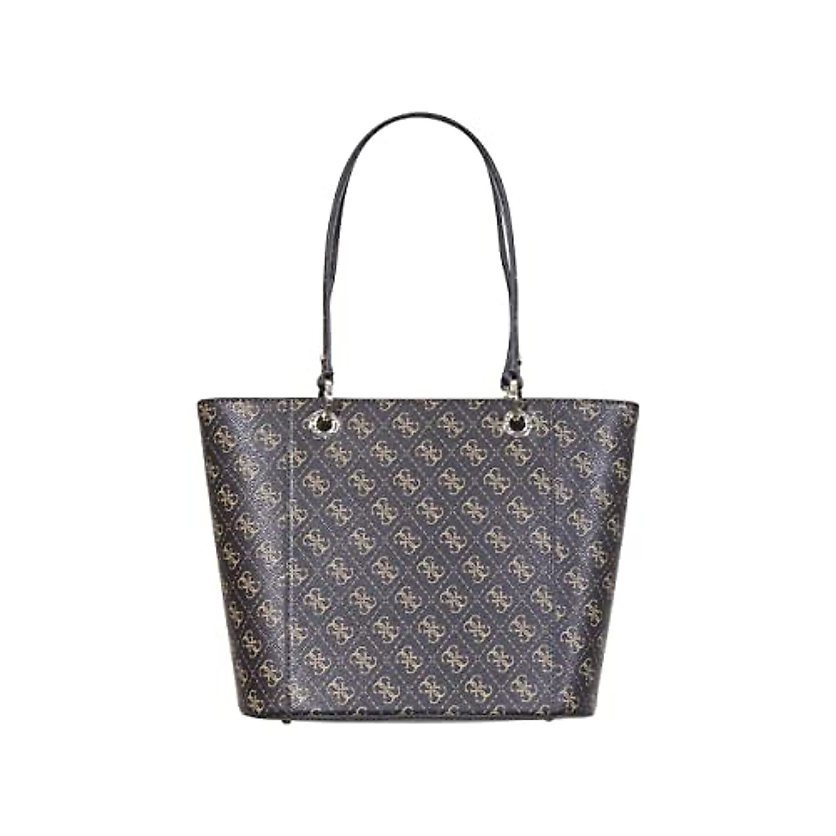 GUESS Noelle Small Elite Tote, Brown Logo