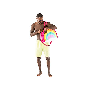 BigMouth Rainbow Cooler Bag, Multi, Large