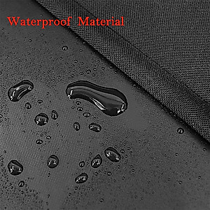 Wanty Heat-Resistant Waterproof Dust-Proof Nylon Fabric Dust Cover Case Protection for Secura 1700-Watt Stainless-Steel Triple Basket Electric Deep Fryer