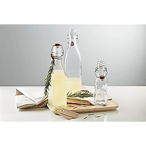 Kilner Clip Bottle, 33.8 fl oz (1 L), Clear