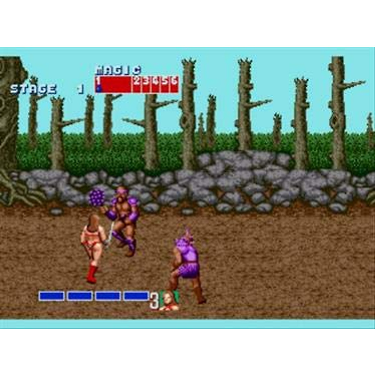 Golden Axe (Sega Genesis / Mega Drive) - Reproduction Video Game Cartridge with Clamshell Case and Manual